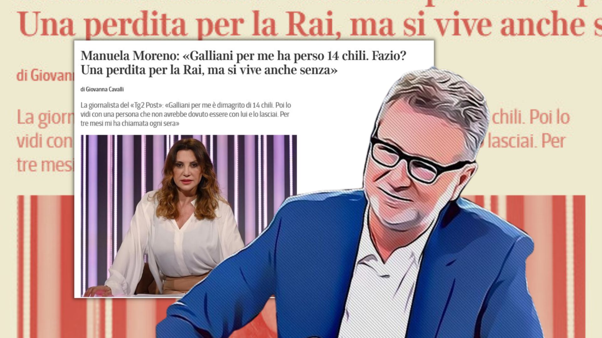 "Si vive pure senza". Manuela Moreno stende Fazio (e la sinistra in Rai)