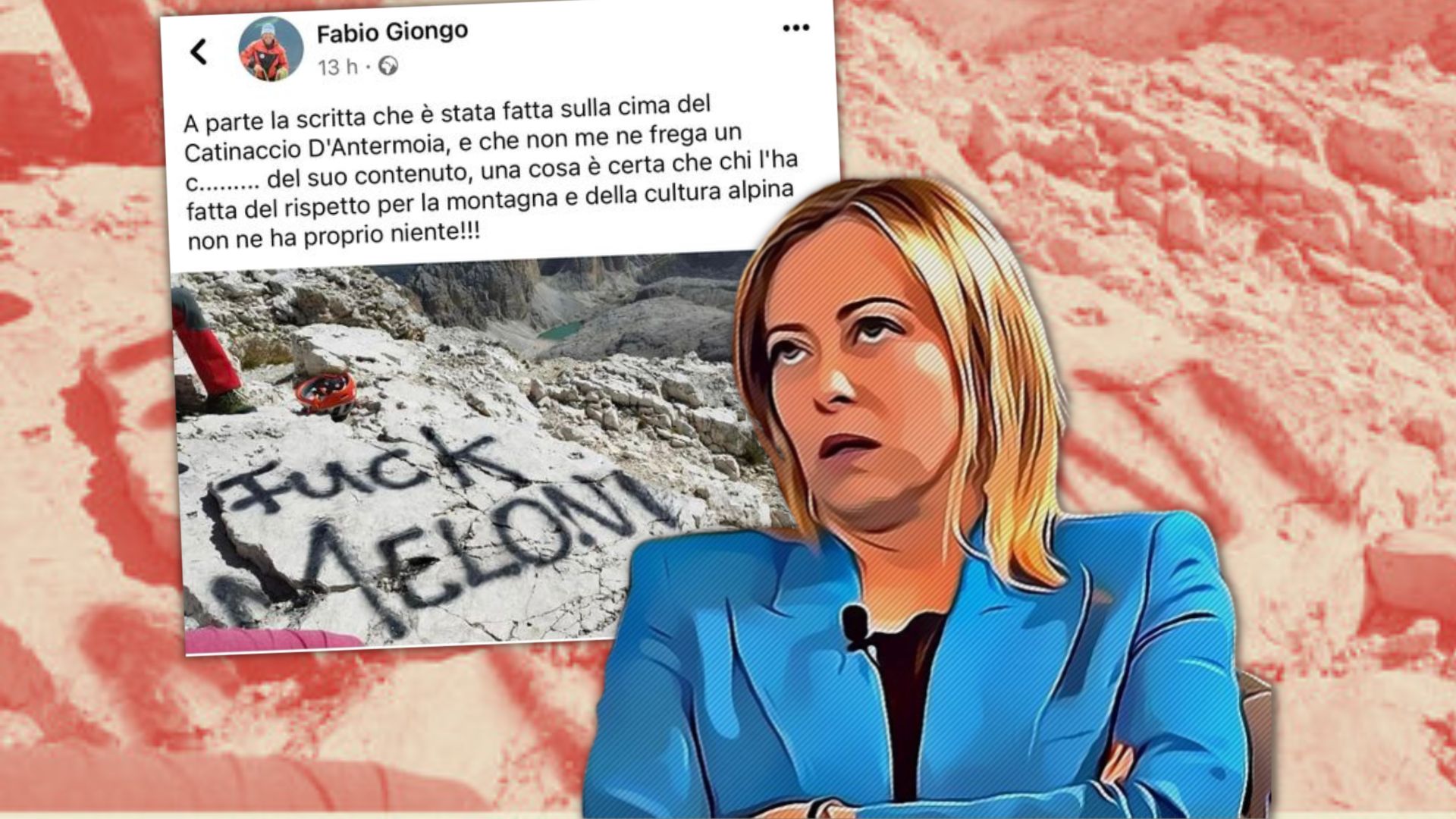 L'odio anti-Meloni ha raggiunto la vetta