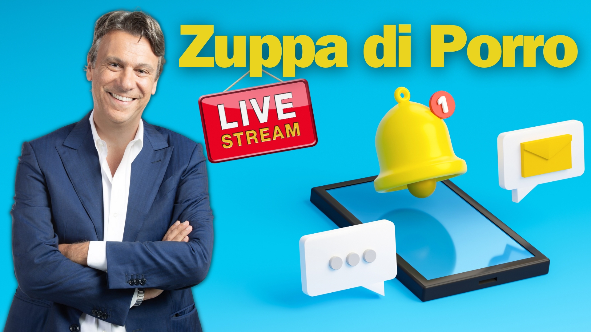 Vuoi ricevere le notifiche della Zuppa di Porro? Ecco come fare