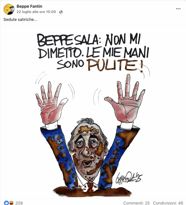 Che fai Natangelo, copi? La vignetta del Fatto e quel dettagliucio ...