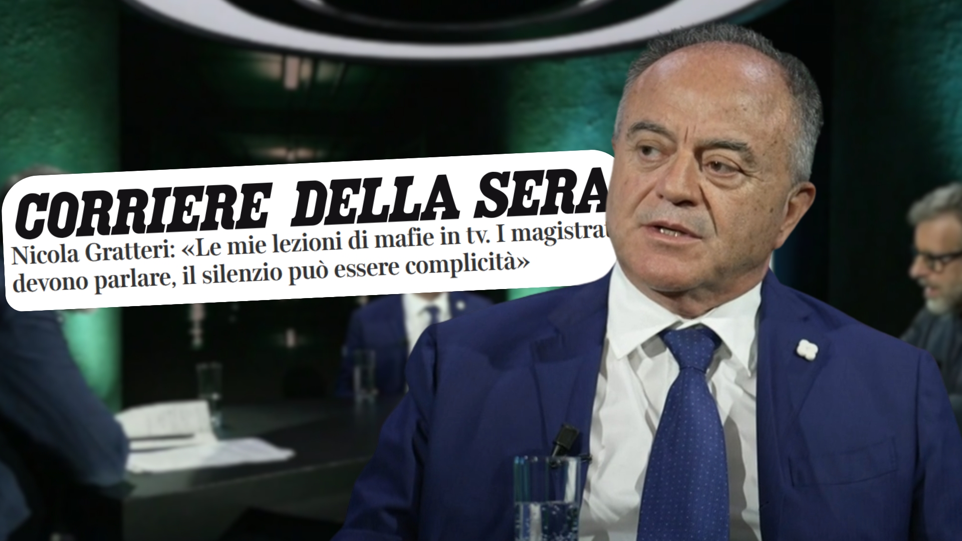 Gratteri in tv e "il silenzio complice": toc toc Mattarella, stai zitto?