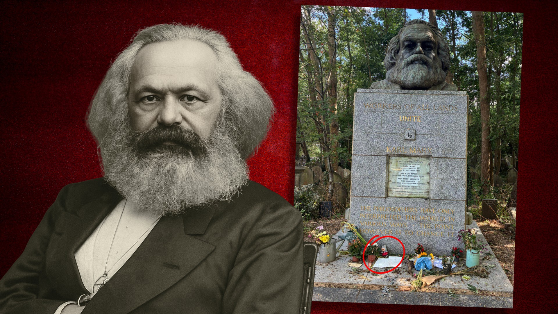 Il Labubu sulla tomba di Marx: il capitalismo ha vinto