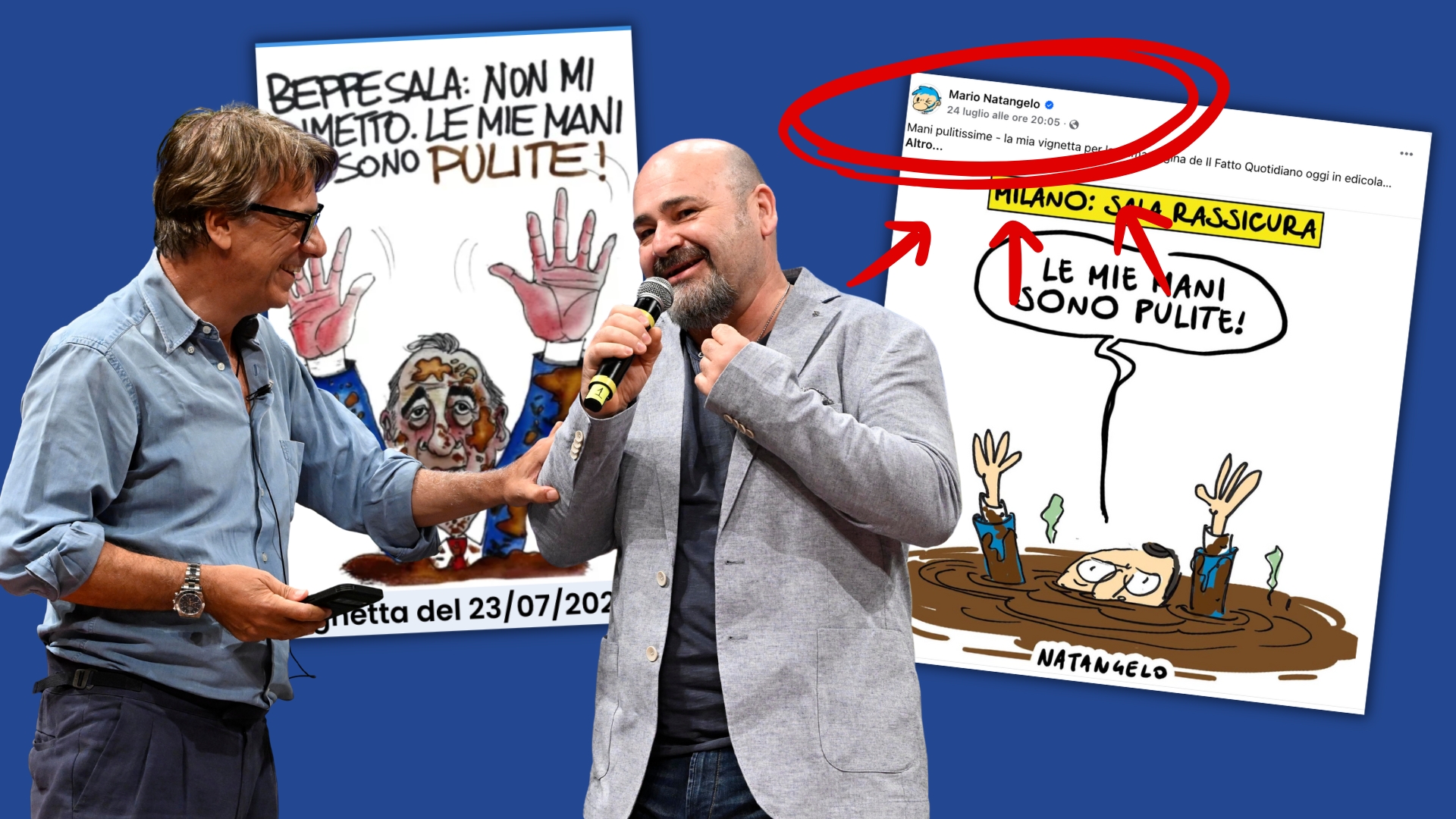 Che fai Natangelo, copi? La vignetta del Fatto e quel dettagliucio ...