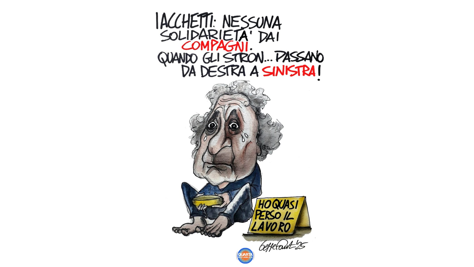 Iacchetti: nessuna solidarietà dai compagni - La vignetta di Fantin 27 ...
