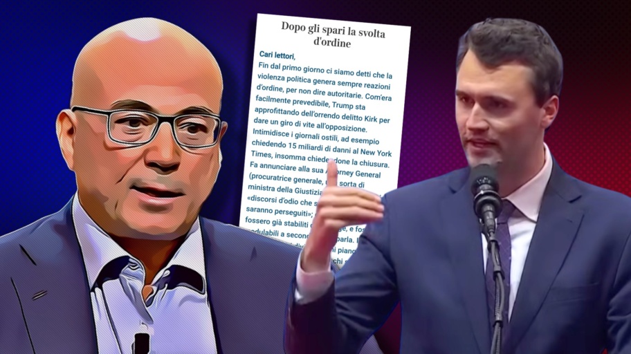 Imbarazzante Cazzullo su Charlie Kirk