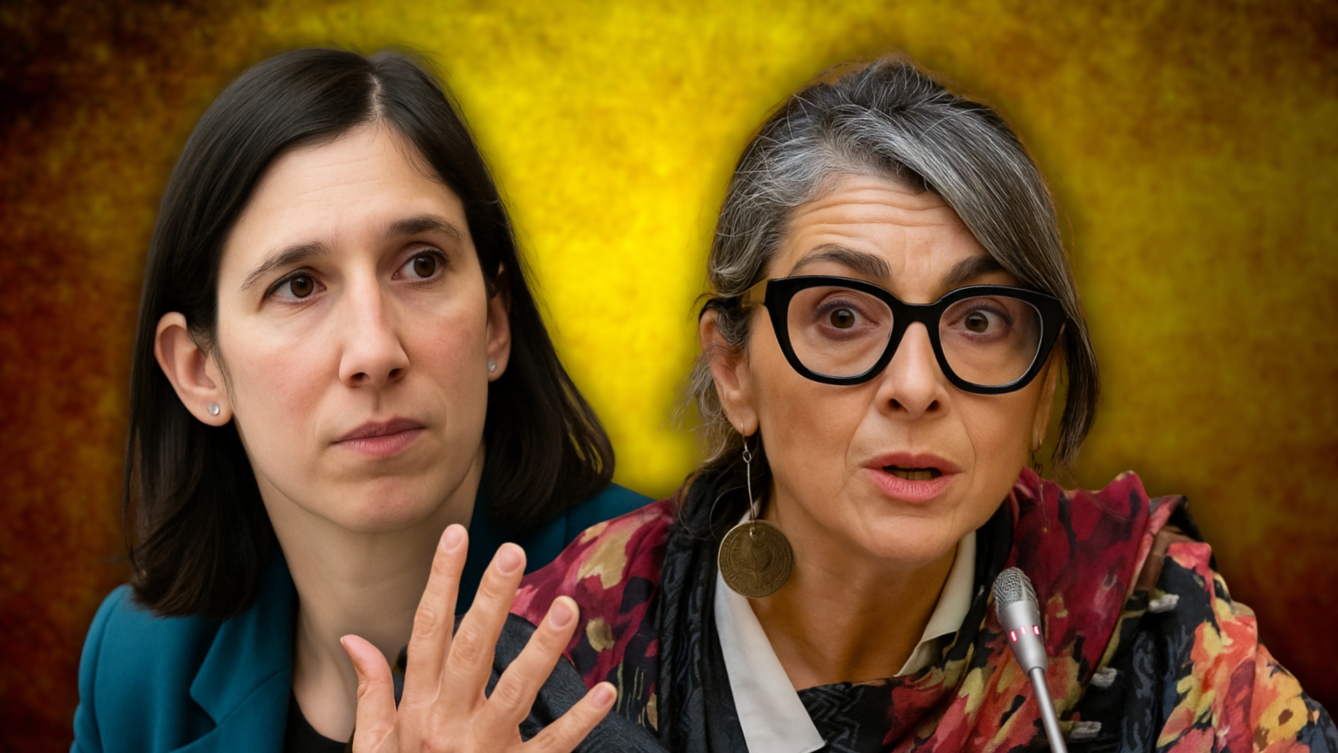 La ridicola scena muta della sinistra sulla Albanese