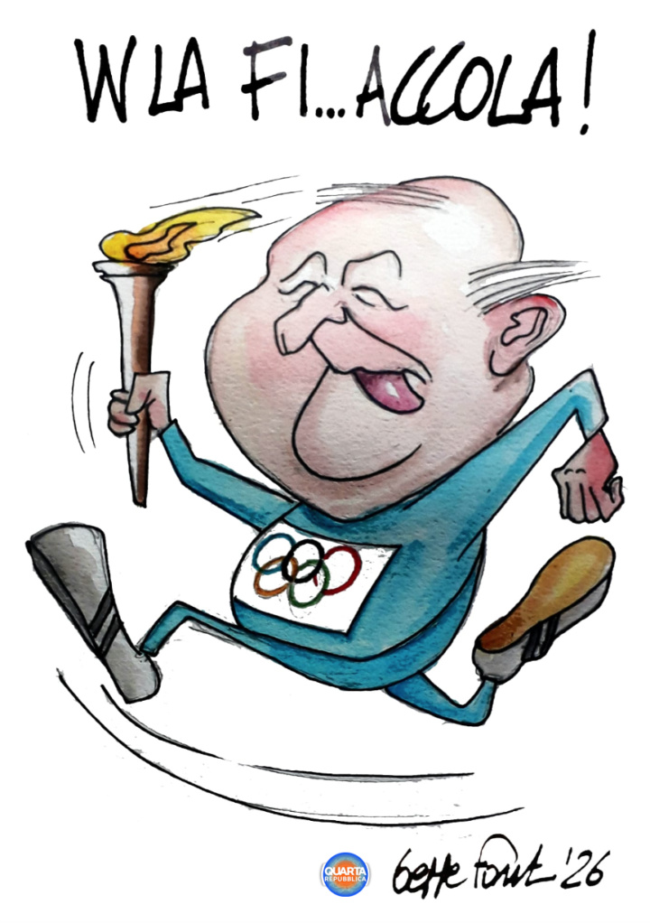 W la fi...accola - La vignetta di Fantin 22/01/2026 - Sedute Satiriche