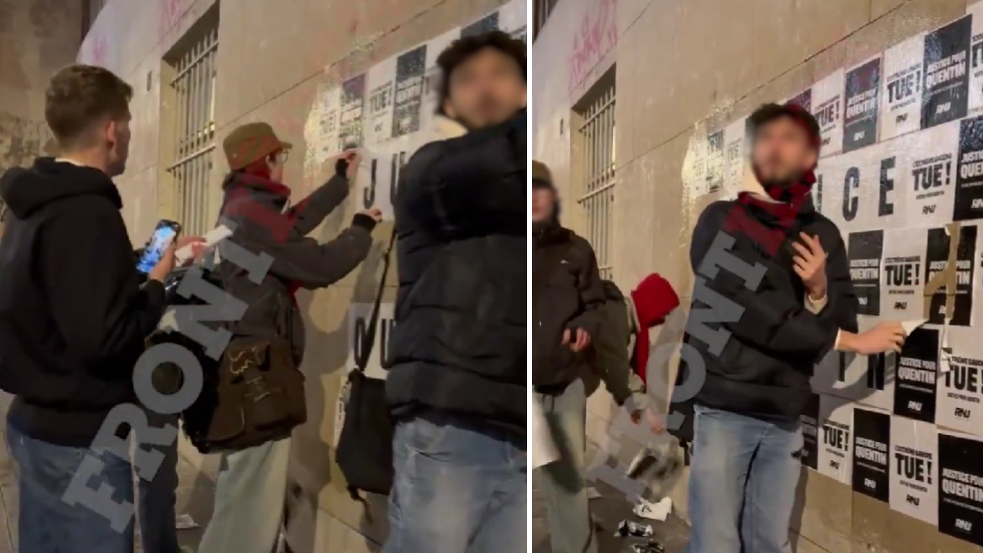 "Sono per la morte di Quentin". Il video dei militanti di sinistra che ...